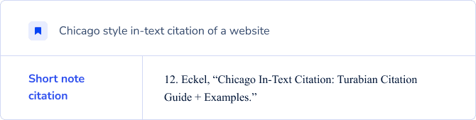Chicago In-Text Citation [17th Edition]
