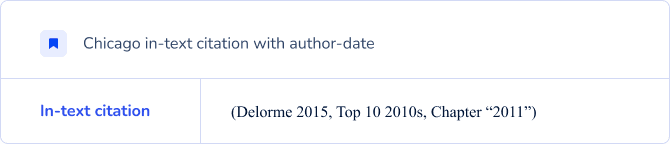 Chicago In-Text Citation [17th Edition]