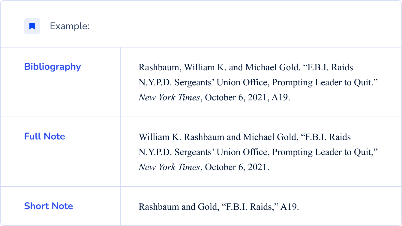 How to Cite a Newspaper/ Magazine Article Chicago in Seconds