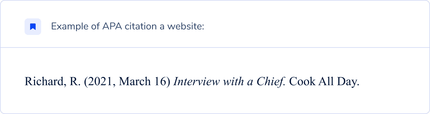 How to Cite an Interview: APA Style | Guide & Samples