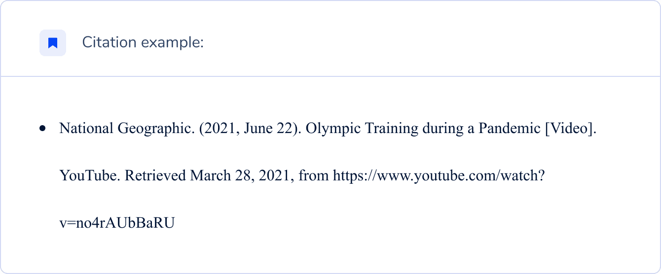How To Cite A YouTube Video In APA Style Format Examples