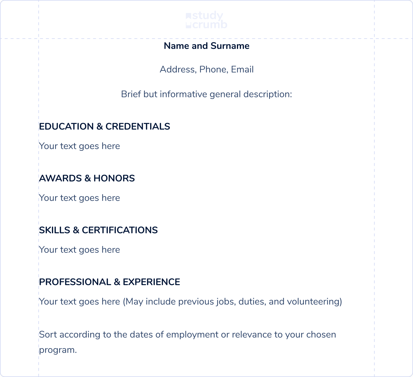 Graduate School Resume to Win Application: Guide + Template