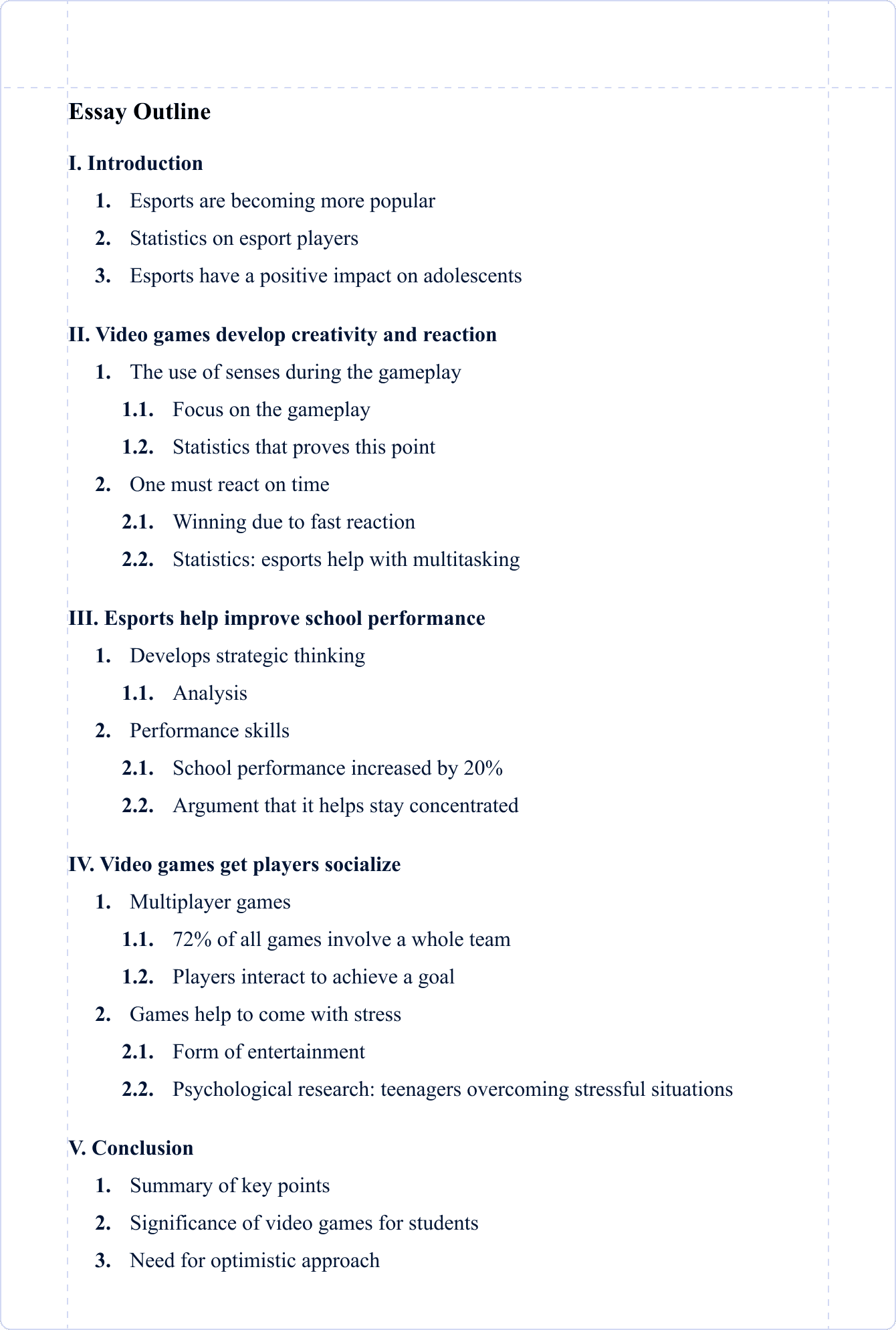 Essay Outline Format Template 30 Essay Outline Templates 2022 10 18
